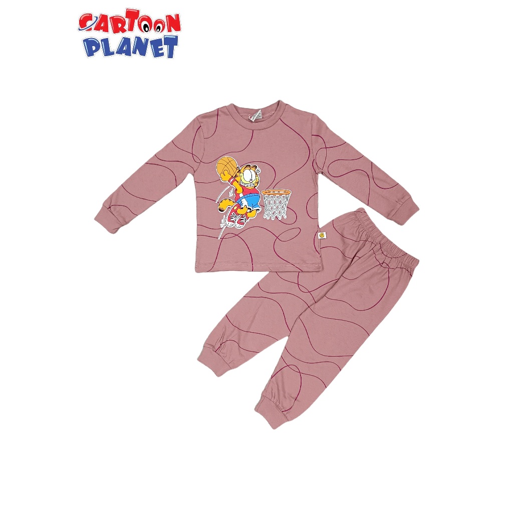 Cartoon Planet Garfield Toddler Long Sleeve Pyjamas PJG316 | Shopee ...