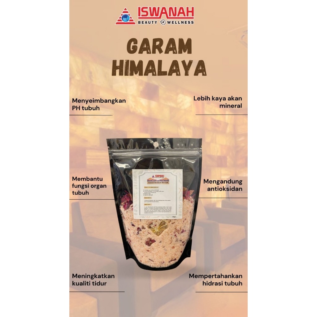 HIMALAYAN SALT BATH SPA SAUNA SALT [ Original ]- Garam mandian dan ...