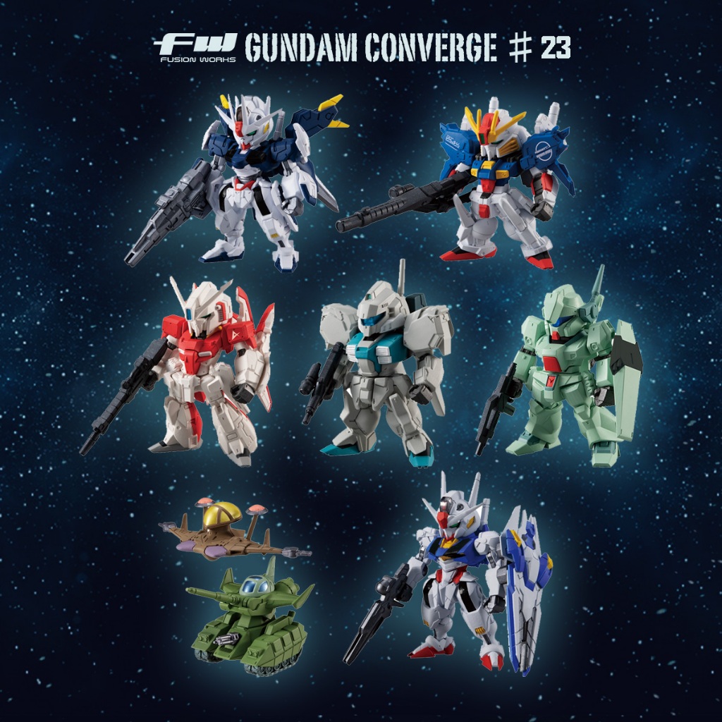 FW Gundam Converge #23 GUNDAM AERIAL(REBUILD) S-GUNDAM ZETA PLUS(TEST ...