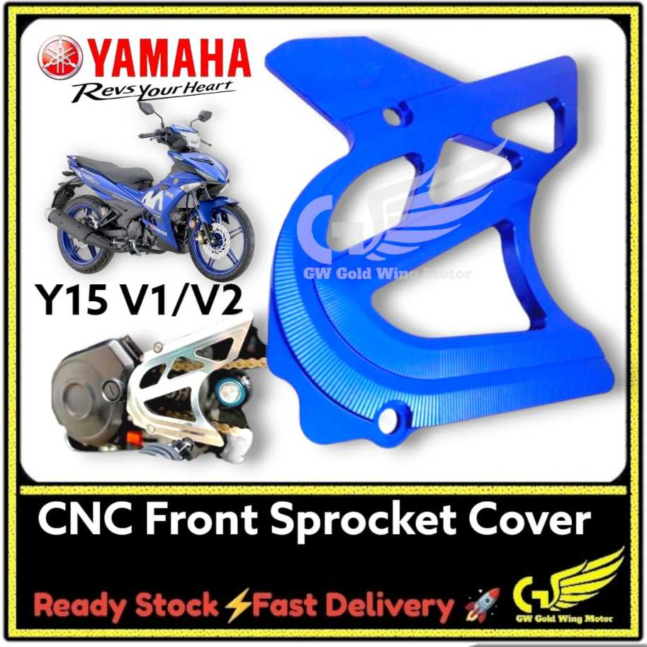 YAMAHA Y15 Y16 FRONT SPROCKET COVER CNC ALLOY Y15ZR V1V2 Y16ZR DEPAN ...
