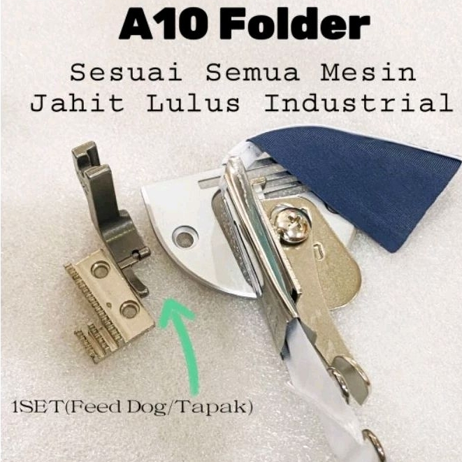 A10 Folder Mesin Jahit Lulus/ Tapak Piping / A10 FOLDER For Sewing ...