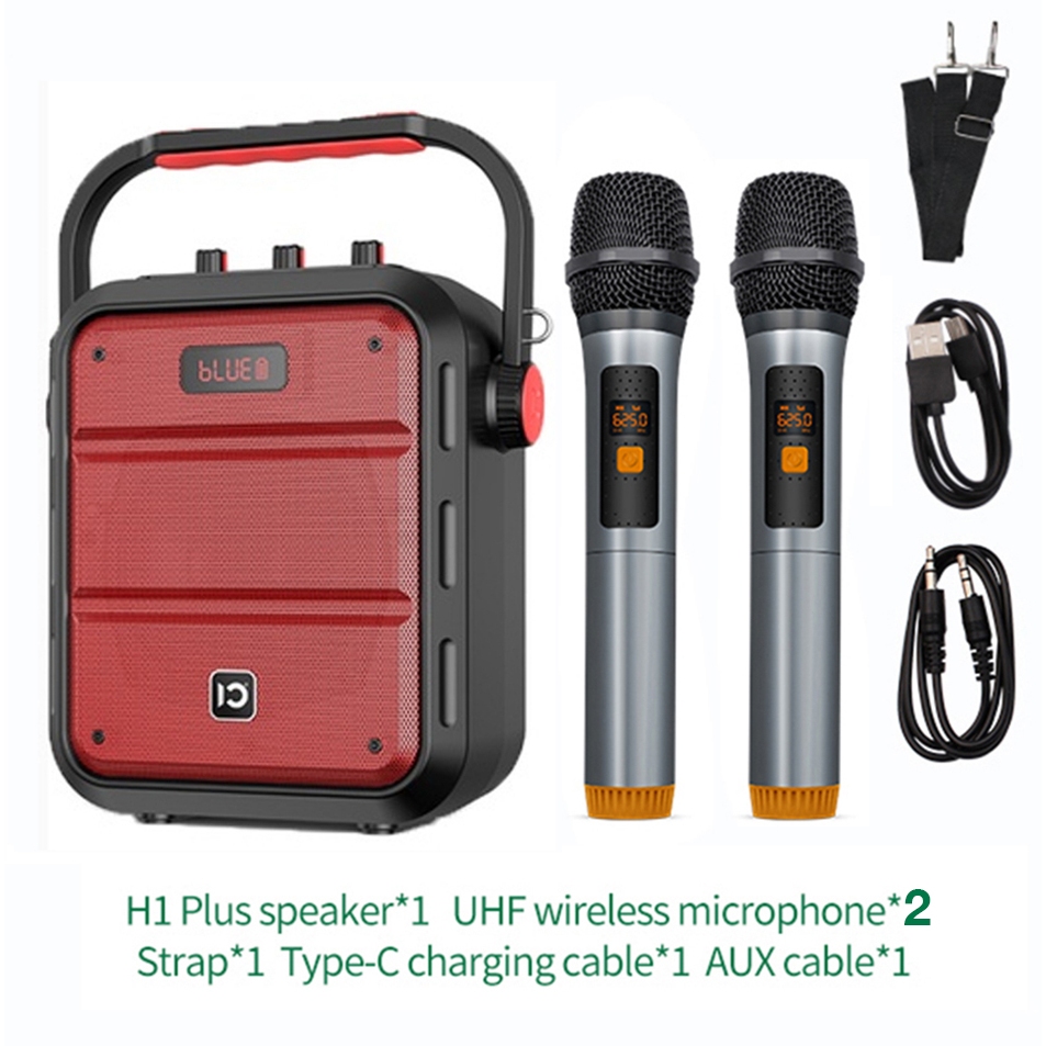 SHIDU H1-Plus Portable Speaker for Karaoke | Bluetooth Bass Speker ...