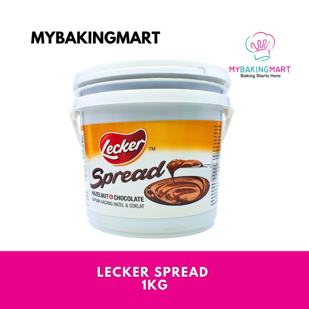 Lecker Spread 1kg - Hazelnut Chocolate / Salted Caramel / Matcha ...