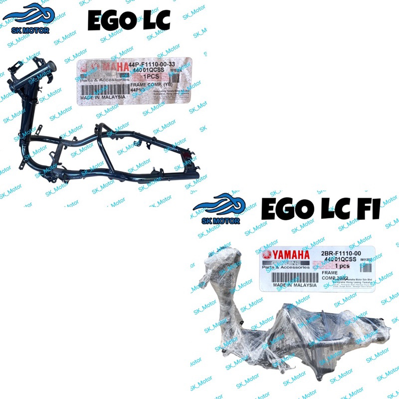 Yamaha EGO LC Fi Original Frame Body Frame Chassis Tulang Body Badan ...