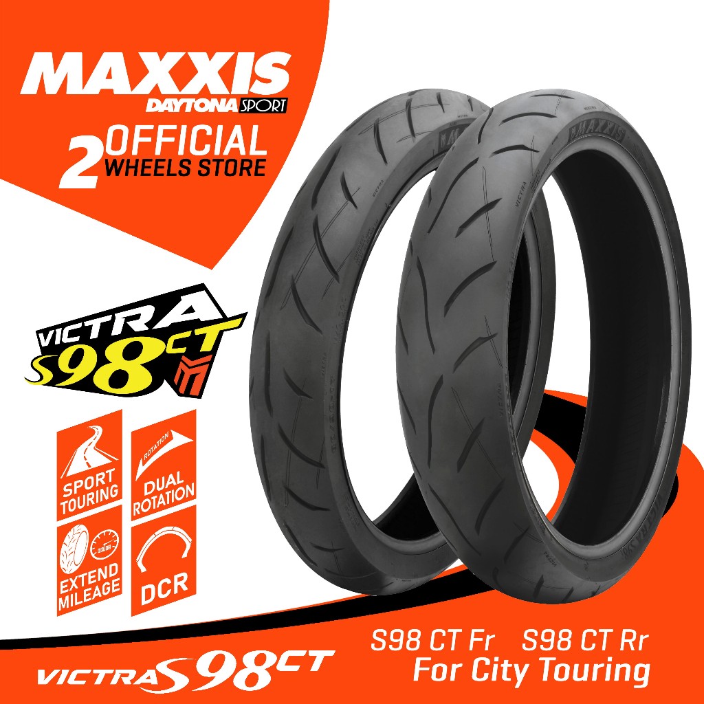 Maxxis Victra S98CT For Street Bike (17”) City Touring | Shopee Malaysia