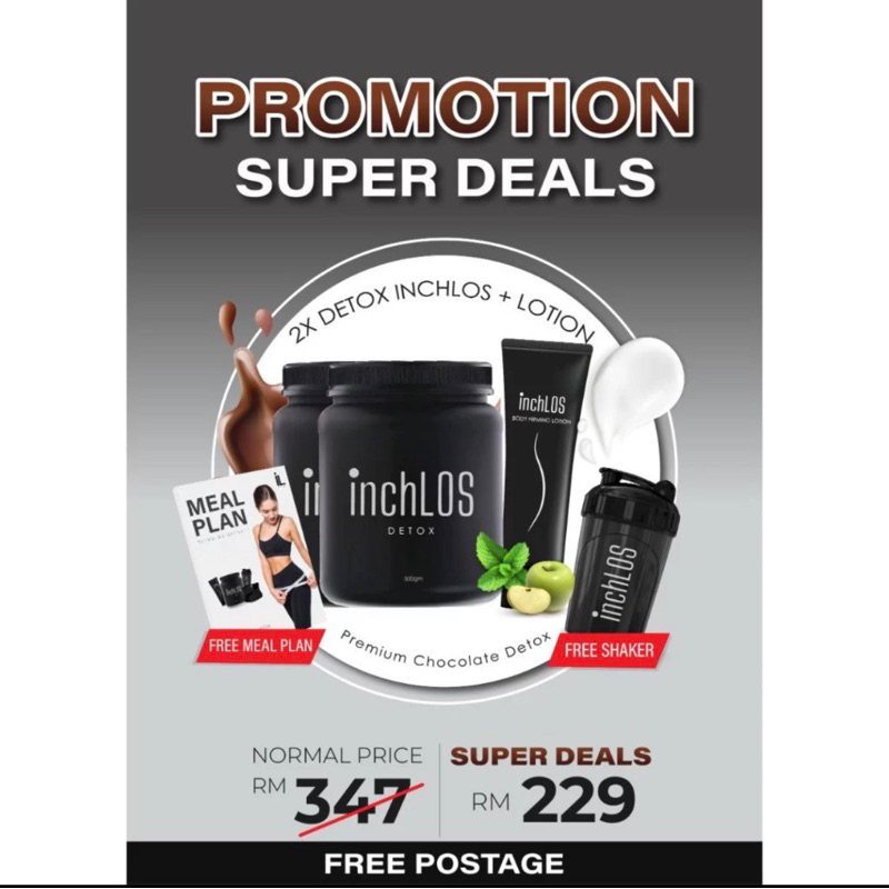 InchLos Detox Slimming Kurus Sihat Bakar Lemak Produk Kurus Norman ...