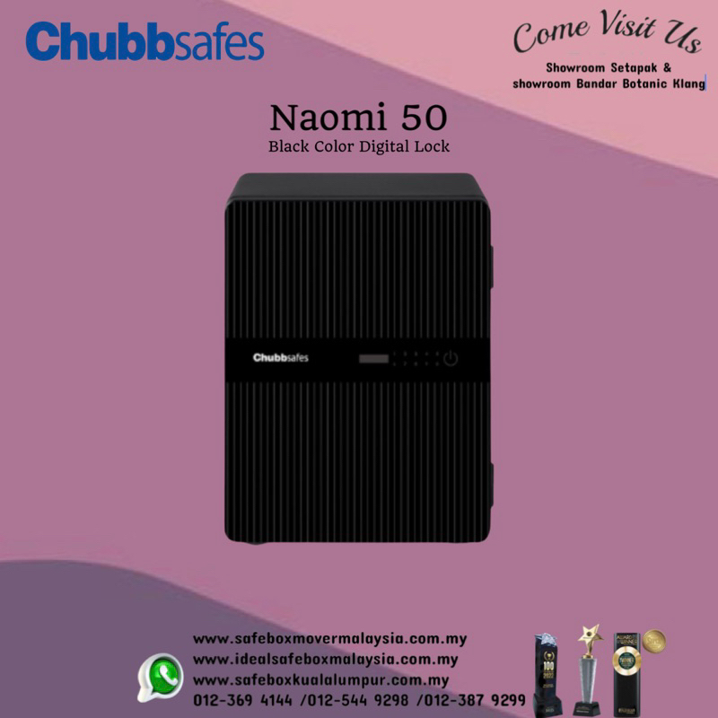 Chubbsafes Naomi 50 black Chubb safe Naomi 50 Chubb safety Box Naomi ...