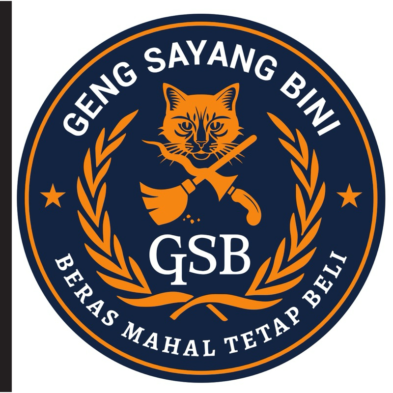Sticker OUTDOOR Motor/Kereta GENG SAYANG BINI (GSB) | Shopee Malaysia