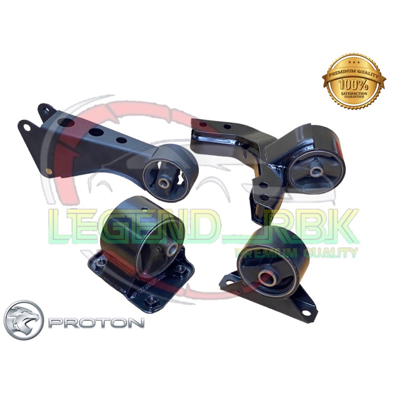 (4PCS) PROTON SAGA MAGMA 12V ISWARA AUTO / MANUAL ENGINE MOUNTING SET ...