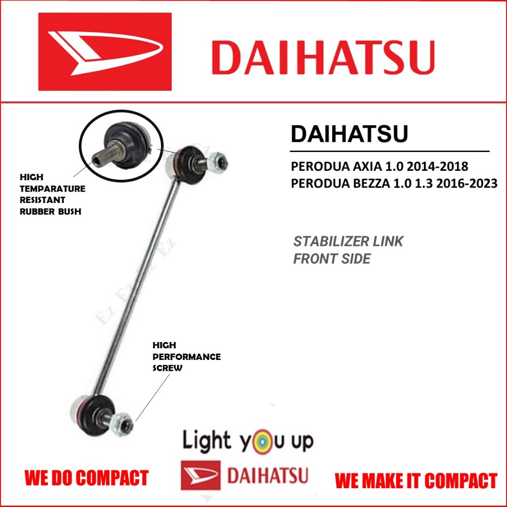 FRONT STABILIZER LINK SET FOR PERODUA BEZZA 1.0 1.3 2016-2013 AXIA 1.0 ...