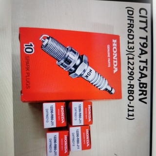 💯HONDA CITY T9A CRZ JAZZ GK T5A BRV SPARK PLUG (IRIDIUM)(DIFR6D13)(12290-RBO-J11)(1SET 4PCS ...
