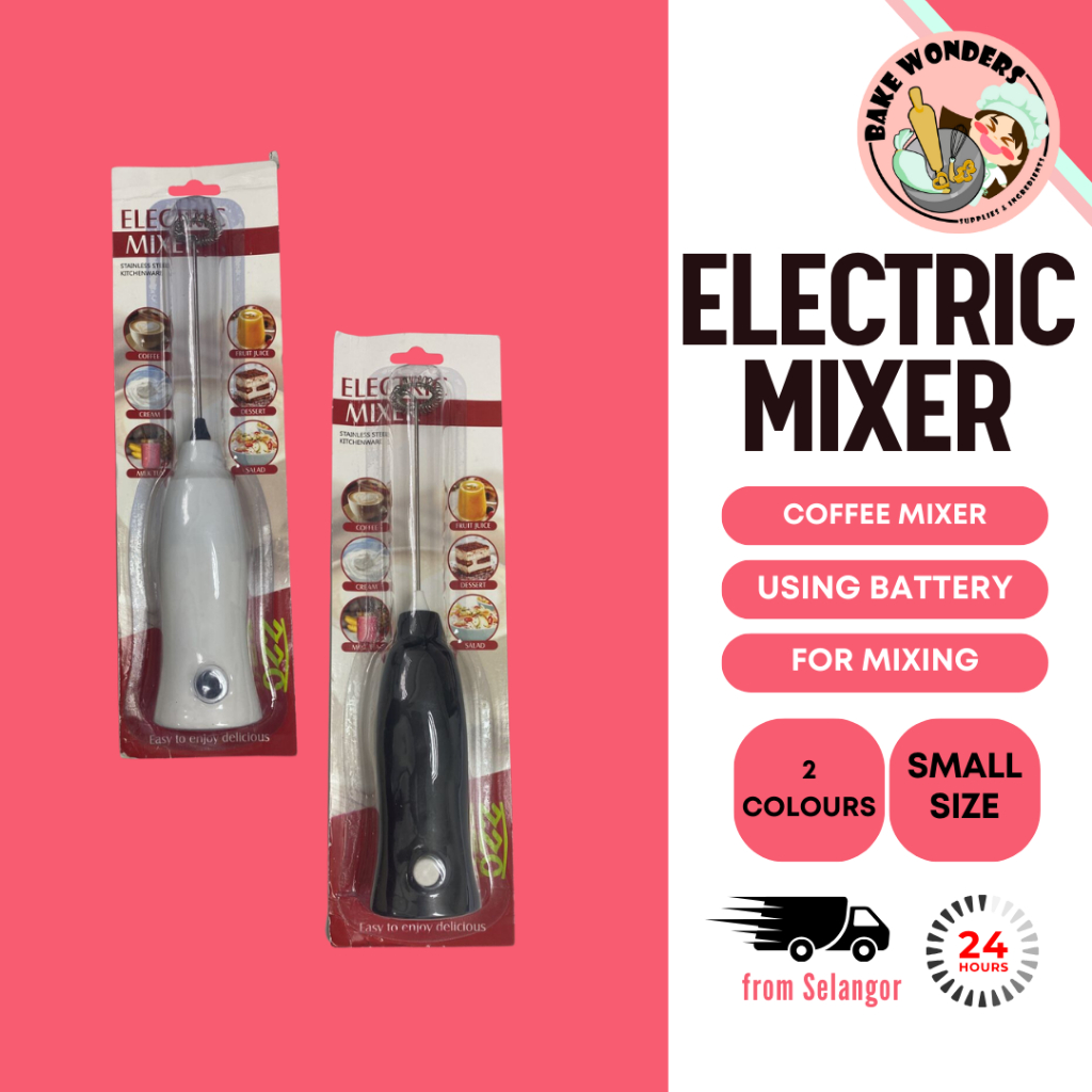 Electric Mixer/Coffee Mixer/Milk Frother/Handy mixer/Battery operated ...