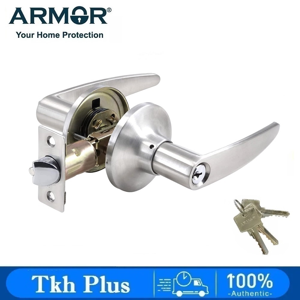 ARMOR ATL-8300 Tubular Lever Lock c/w 60mm/70mm Latch Armor Backset ...