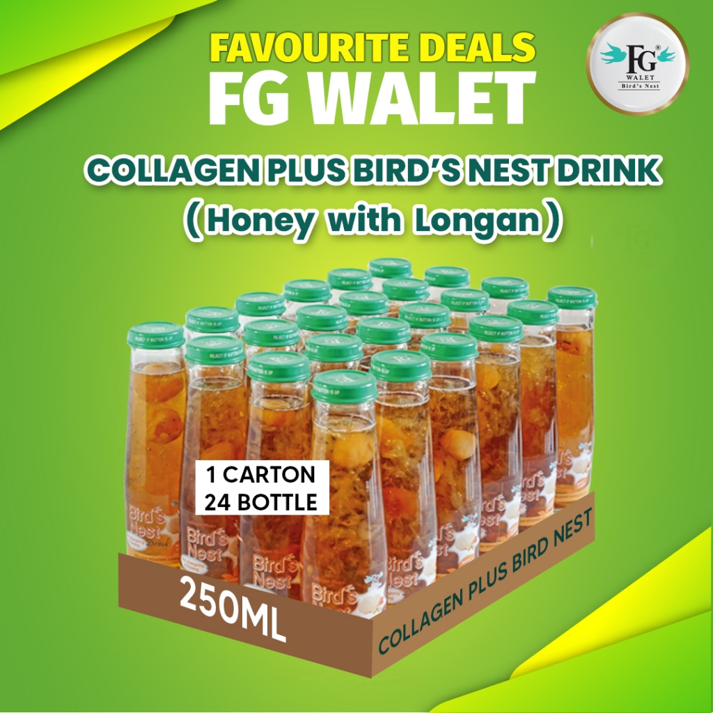 FG Walet Collagen Plus Birds Nest W Honey Longan ( COOLING ) | Shopee ...