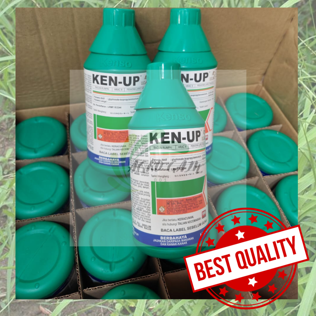 KEN UP 1L Herbicide Racun Rumput Rumpai Ladang 1L Kenup ( glyphosate 41 ...