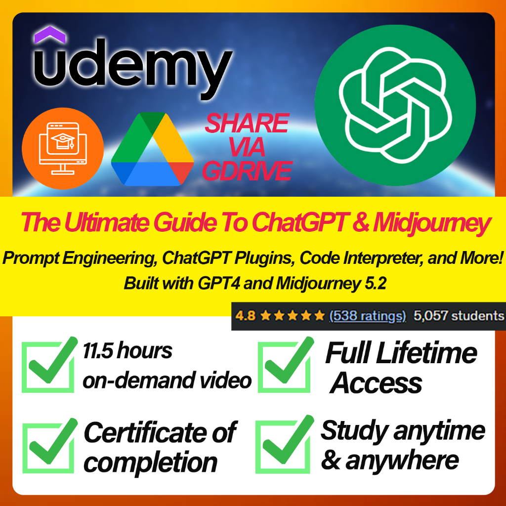 [ COURSE ] Complete Manual for ChatGPT and Midjourney | Shopee Malaysia