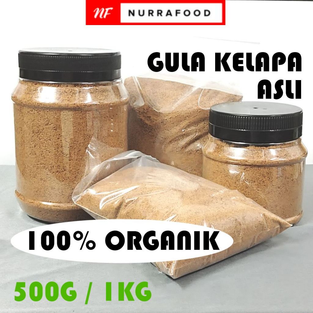 Gula Kelapa Asli Organik 100% ( 500g / 1kg ) | Shopee Malaysia
