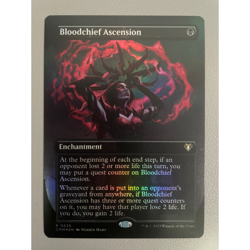 MTG:Commander Master (CMM) R0636 - Bloodchief Ascension | Shopee Malaysia