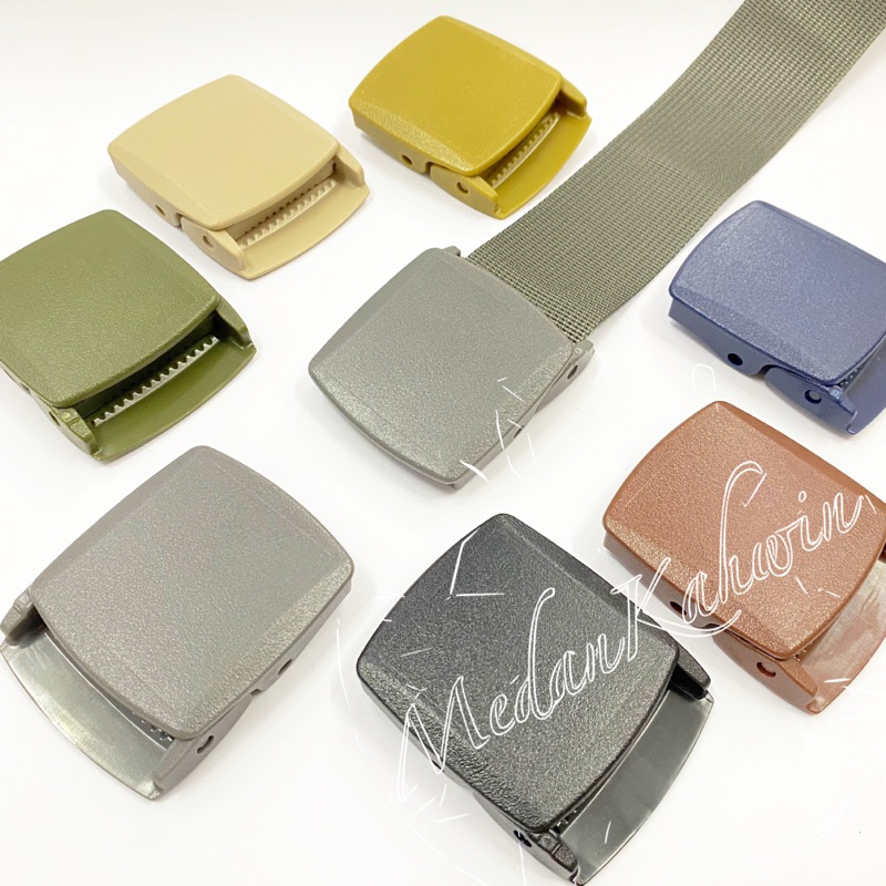 #BJ299738 Kepala Tali Pinggang Tanpa Logam YKK Belt Fastener @ 13 ...