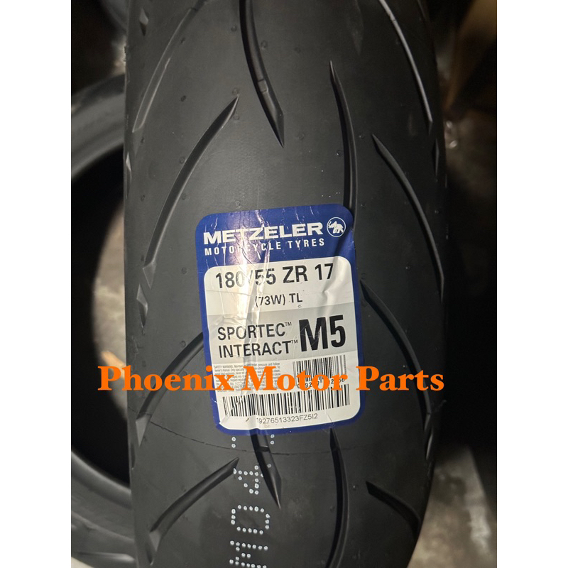 2025 Metzeler Interact Sportec M5 73W 180/55 ZR 17 Year 2025 | Shopee Malaysia