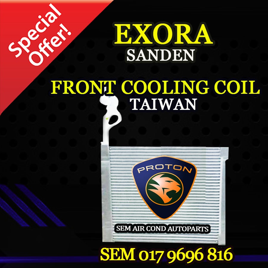 PROTON EXORA FRONT OEM TAIWAN SANDEN NEW COOLING COIL/ EVAPORATOR (CAR ...