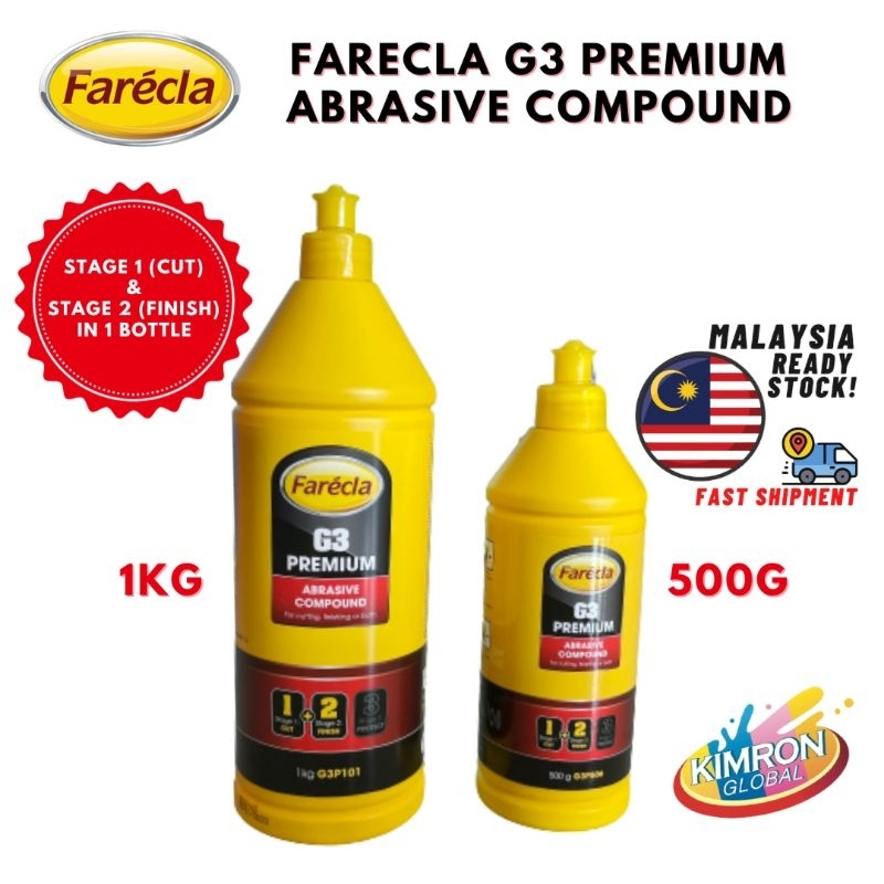 Farecla G3 Premium Abrassive Compound Stage 1: Cut & Stage 2: Finish ...