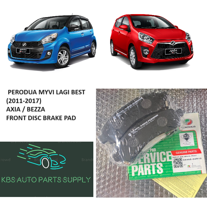 ORIGINAL PERODUA MYVI LAGI BEST (2011-2017) AXIA / BEZZA FRONT DISC ...