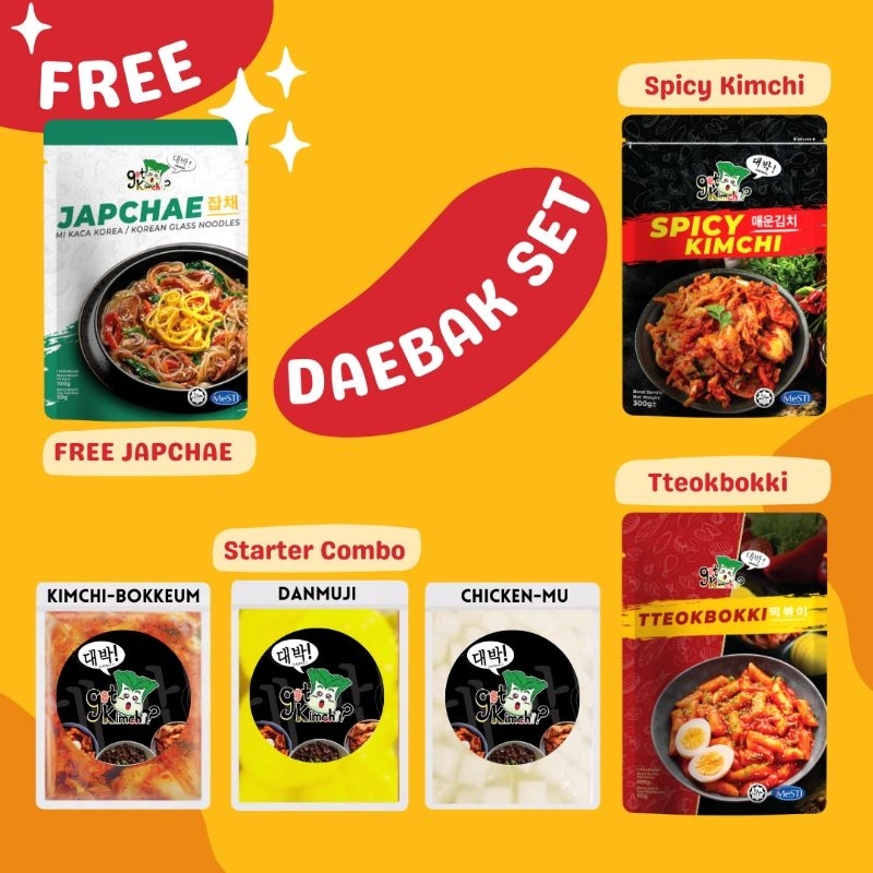 Got Kimchi Deabak Set Kimchi Tteokbokki Japchae Chickenmu chickinmu ...