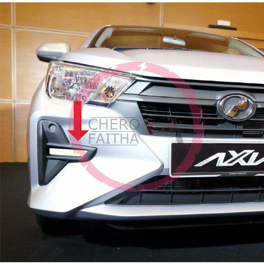 CFS575 Perodua Axia 2023 High Quality Bumper Reflector 2PCS Front Side ...
