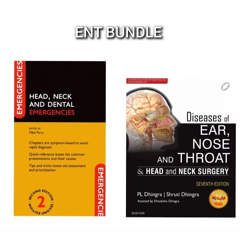 ENT bundles head neck and dental emergencies diseases of ear, nose and ...