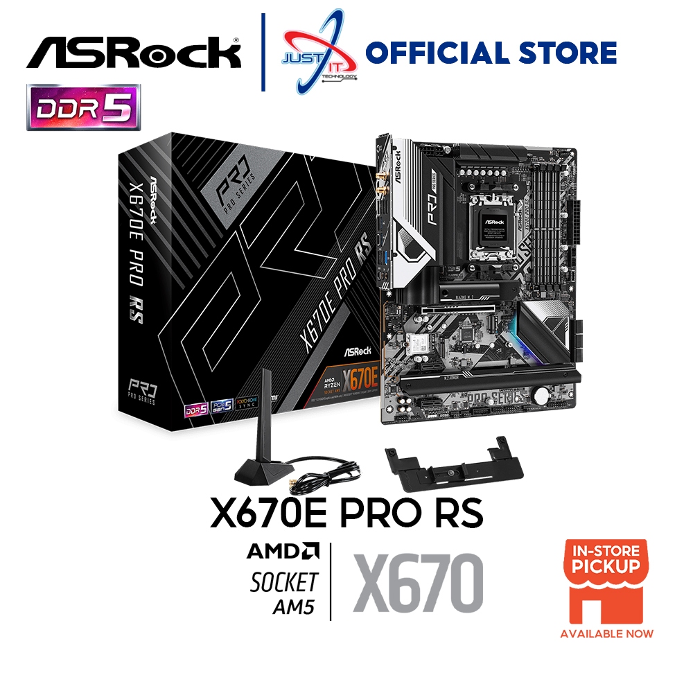 Asrock X670e Pro Rs Wifi Am5 Motherboard Combo Deal Ryzen 5 7600x