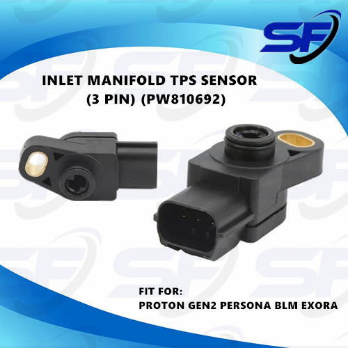 PROTON GEN2 PERSONA BLM EXORA INLET MANIFOLD TPS SENSOR PW810692 (3 PIN ...