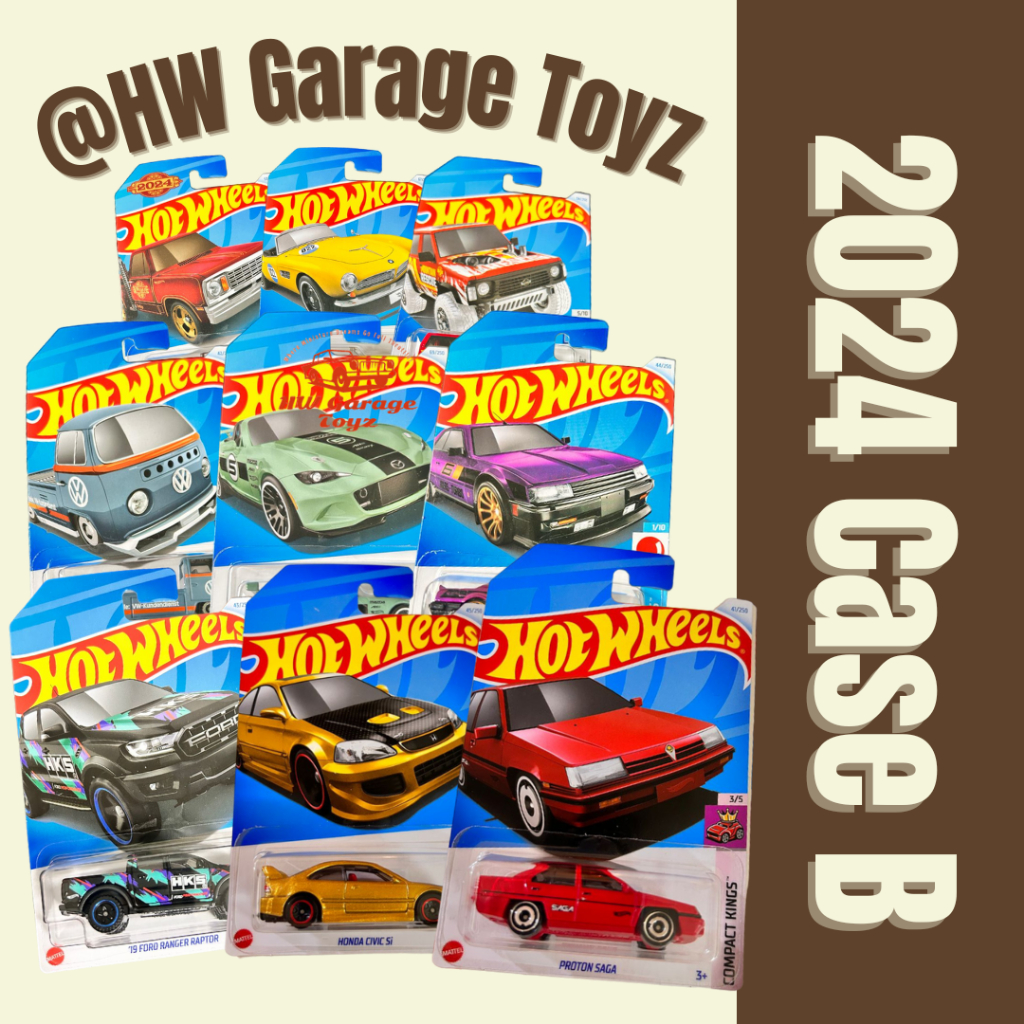 HotWheels Proton Saga Nissan Skyline RS Mazda MX-5 Miata Volkswagen T2 ...