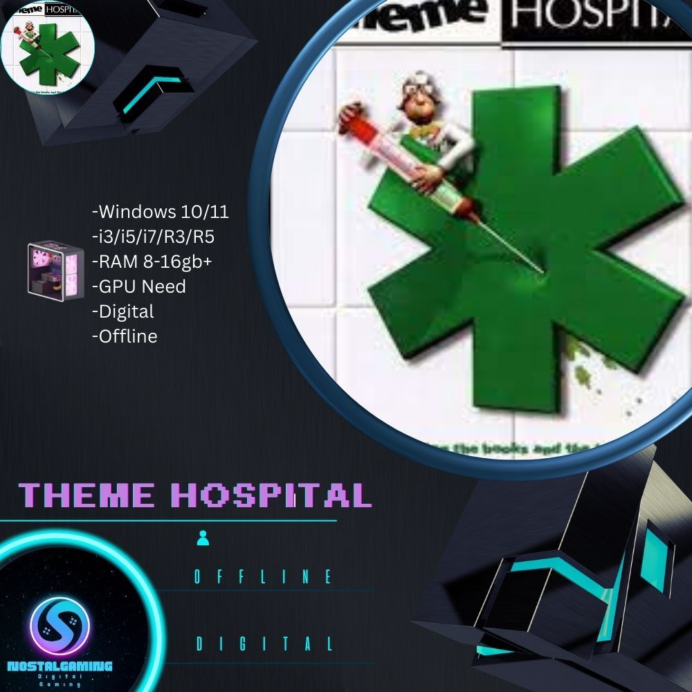 [Pc Game][Digital] Theme Hospital | Shopee Malaysia