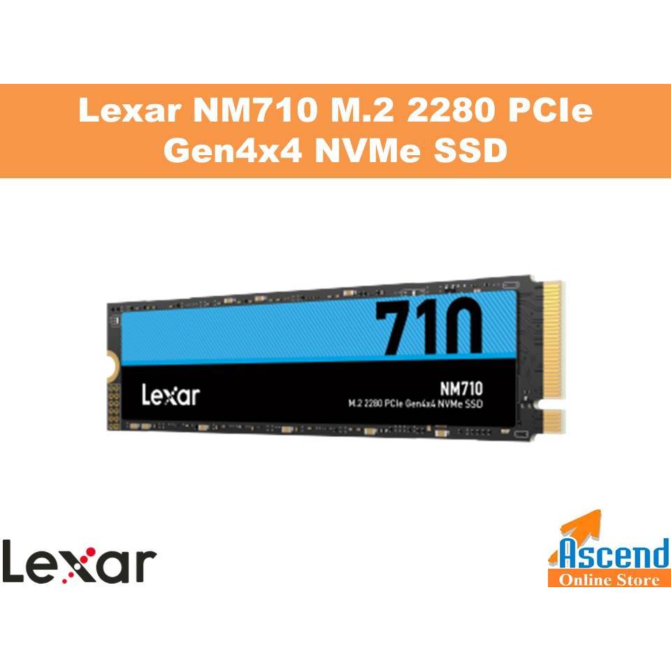Lexar NM710 M.2 2280 PCIe Gen4x4 NVMe SSD | Shopee Malaysia