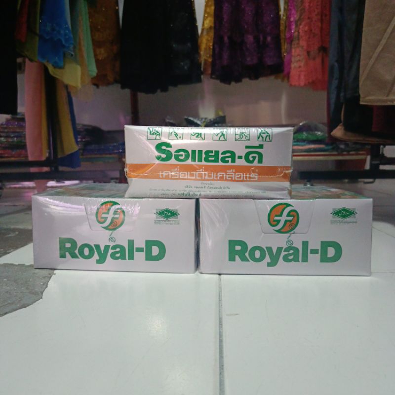 1 Box Thailand Royal-D Electrolyte Beverage 25gx50bags (Fruit Flavour ...