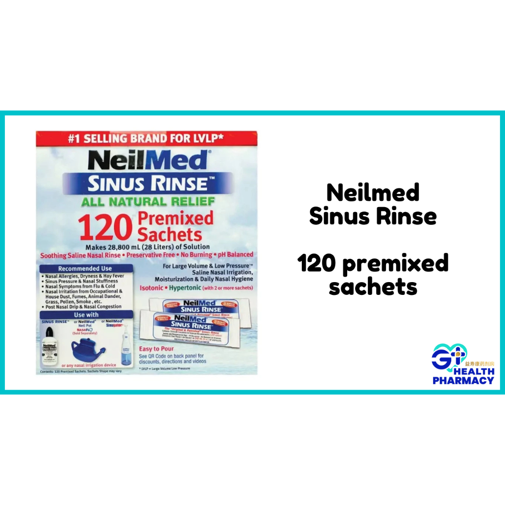 Neilmed Sinus Rinse Adult Premixed Regular Sachets 120s | Shopee Malaysia