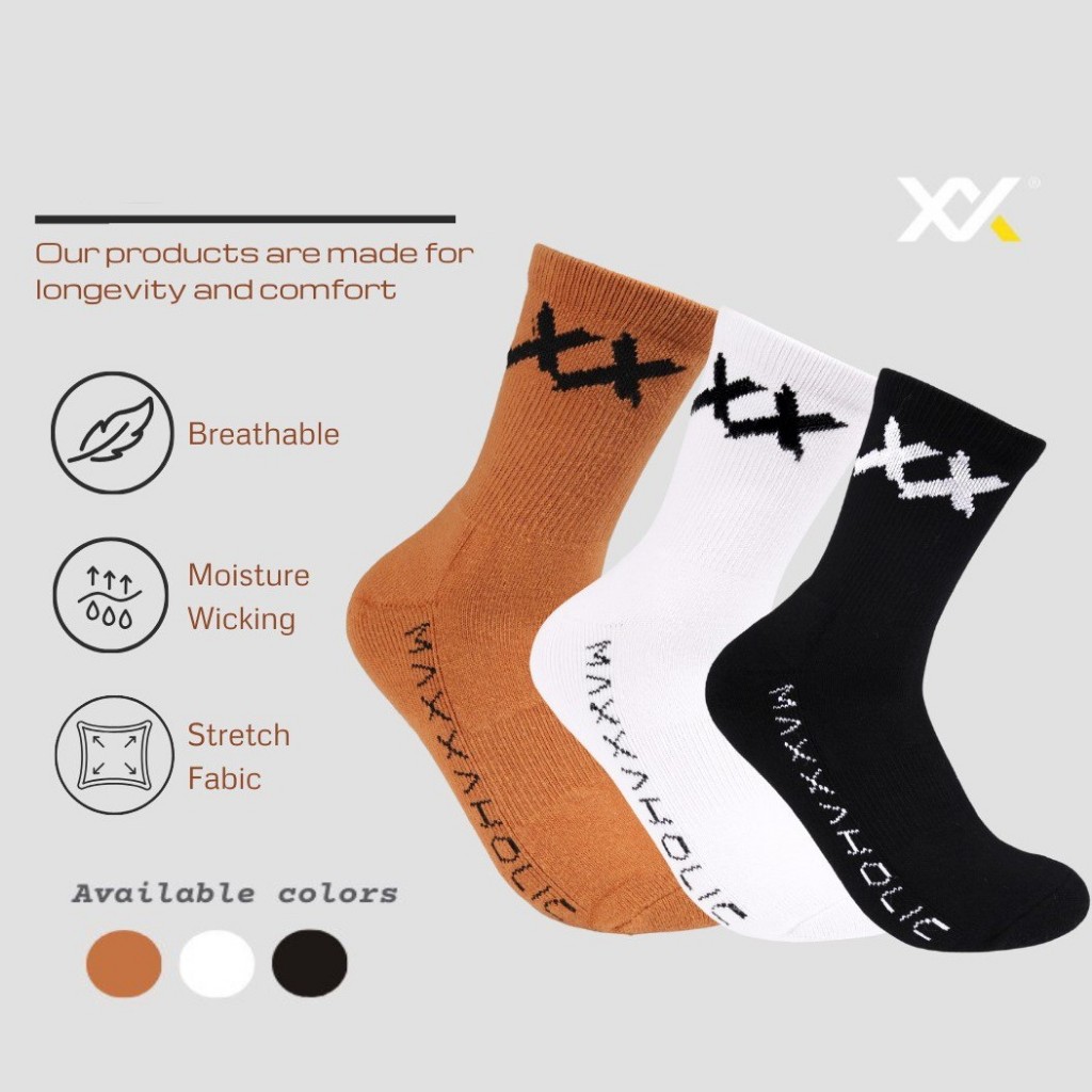MAXX SOCKS STOKIN BADMINTON (100% ORIGINAL) | Shopee Malaysia