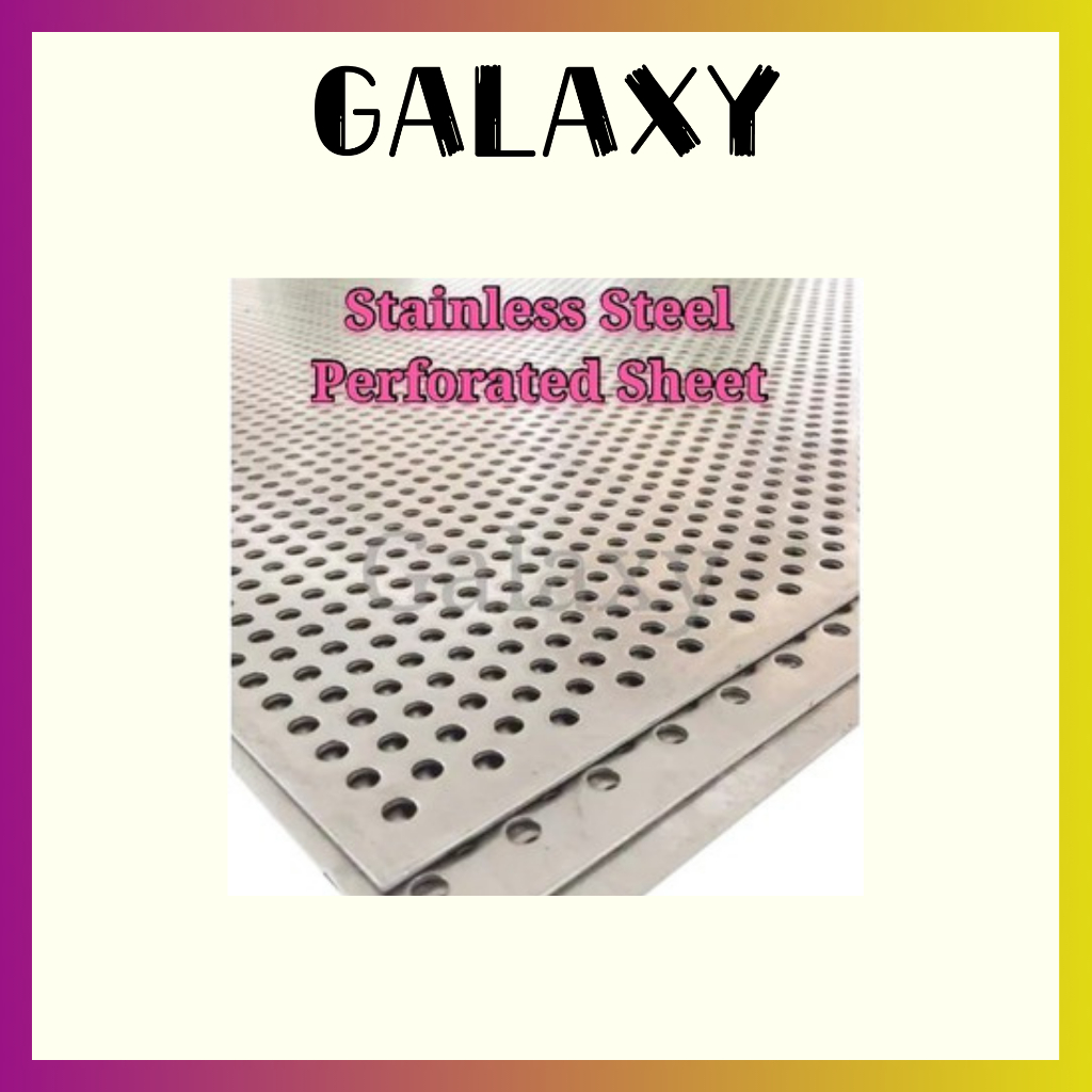 Stainless Steel 304 Perforated Sheet 3mm Hole - Thickness 1.0mm ...