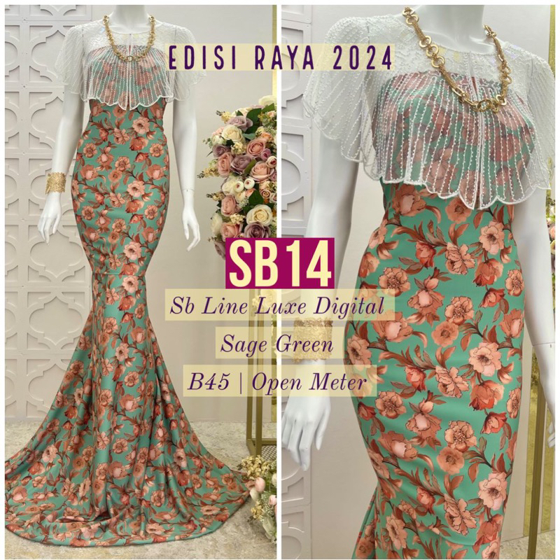 kain pasang sb line digital luxe | Shopee Malaysia