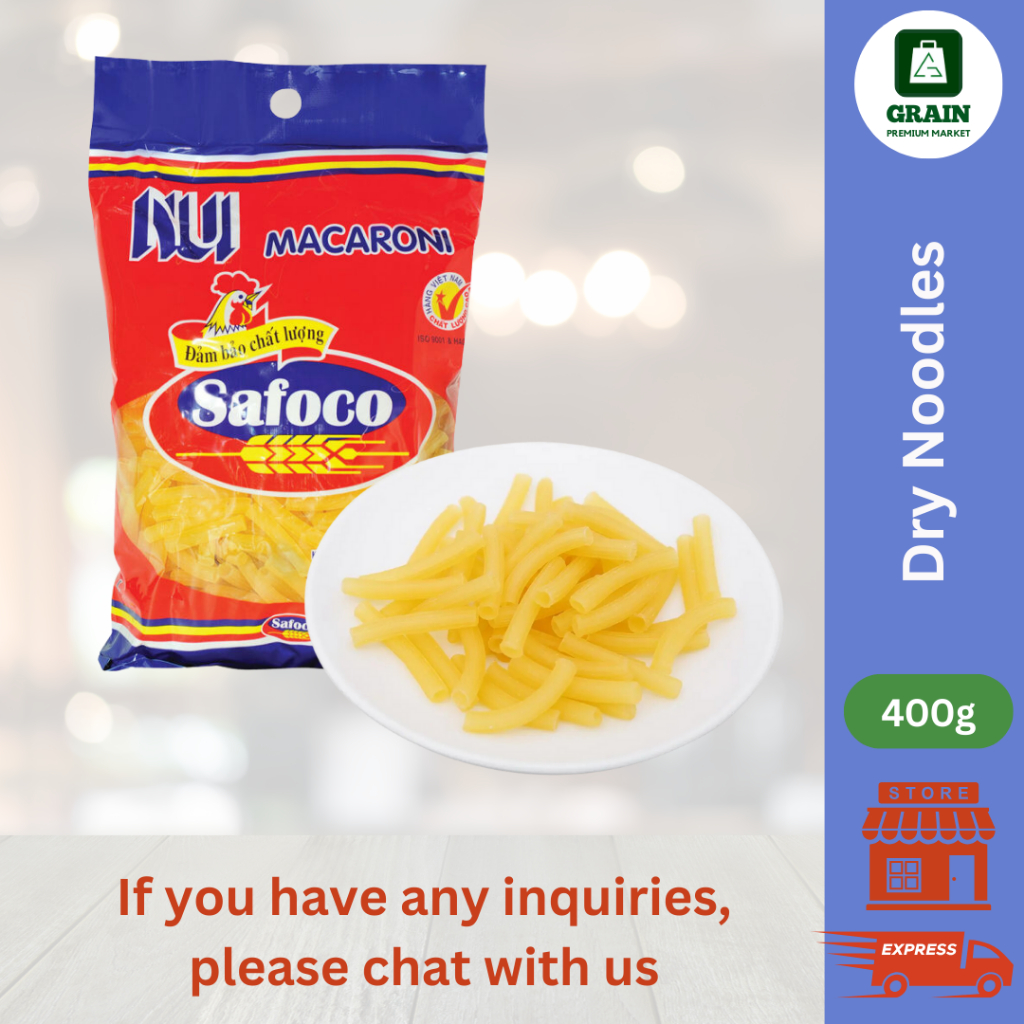 Macaroni Safoco Large Tube 400g - Nui Ong Dai Safoco - 越南通心粉 | Shopee ...