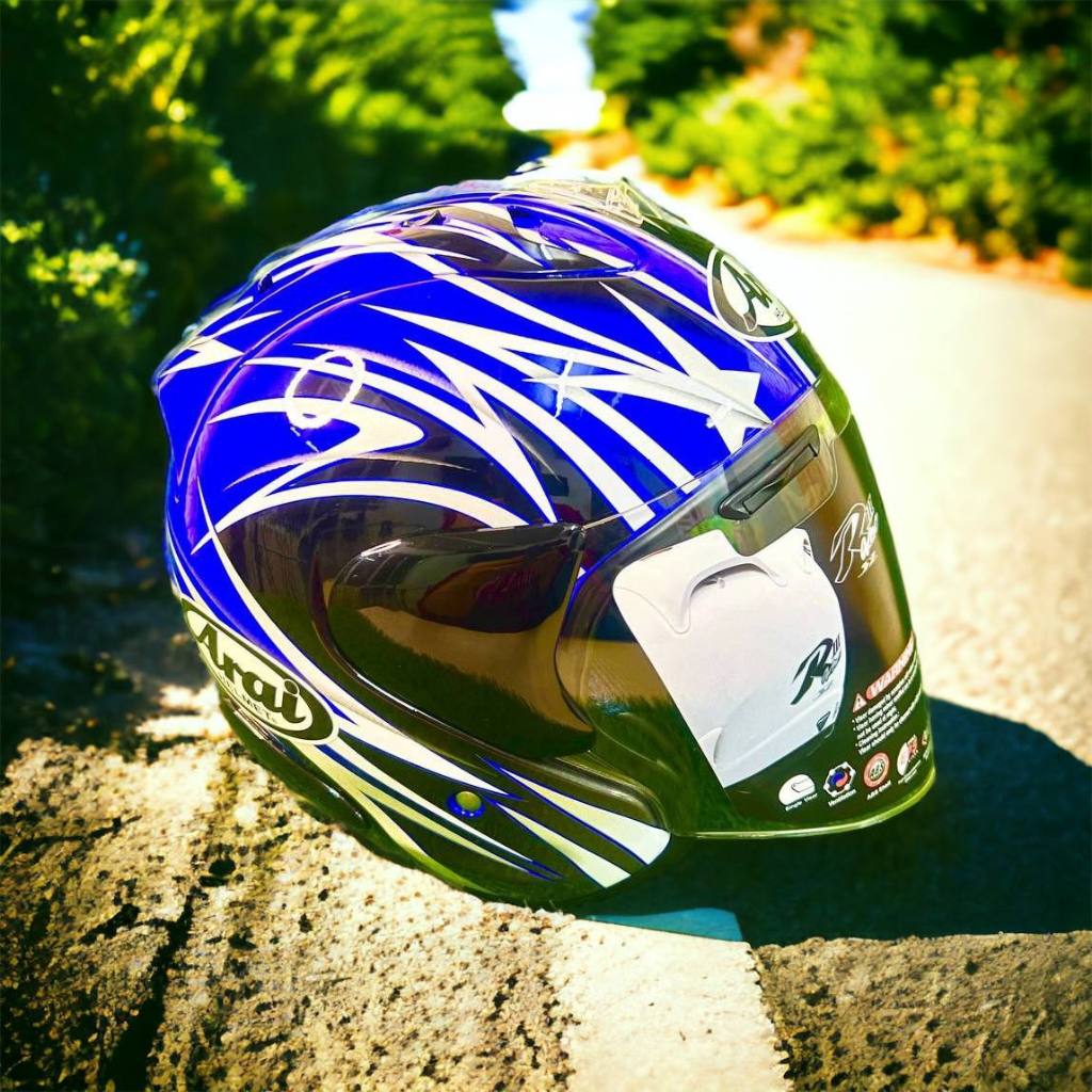 ARAI PREMIUM COPY 1:1 STELLA BIRU | Shopee Malaysia