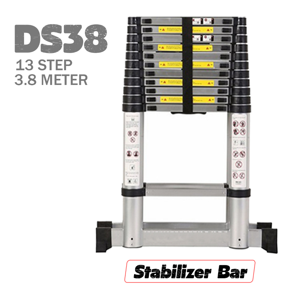 Double Sided Two Way Foldable Ladder Multipurpose Telescopic Ladder ...