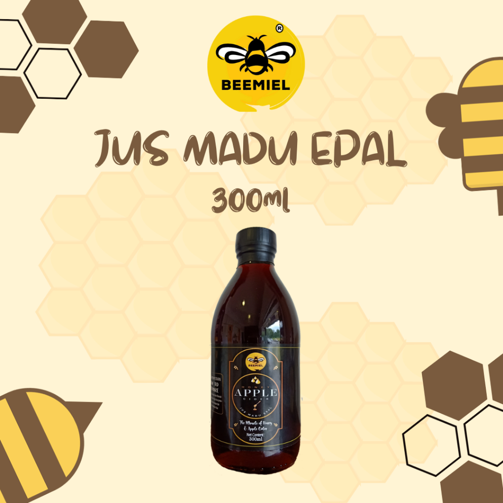 BEEMIEL JUS MADU EPAL 300ML (HONEY APPLE CIDER) | Shopee Malaysia