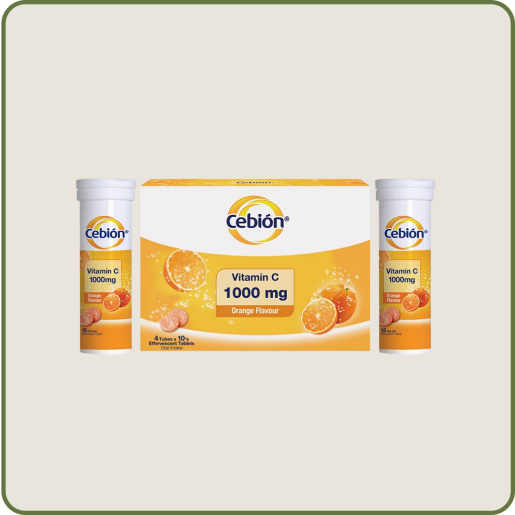 Cebion Vitamin C Effervescent FREE Tupperware Family Value Pack 40's X ...