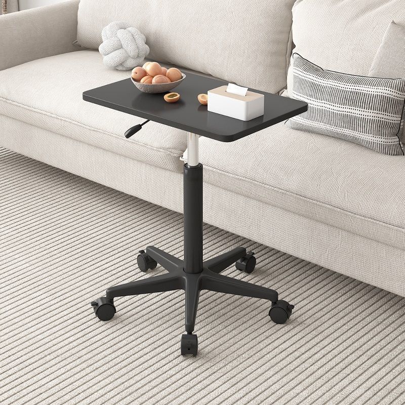 Height Adjustable Round Laptop Table Movable with Castors | Shopee Malaysia