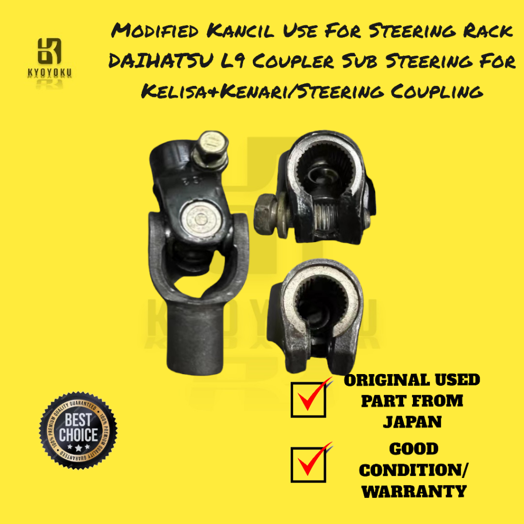 KYOYOKU-Modified Kancil Use For Steering Rack DAIHATSU L9 Coupler Sub ...