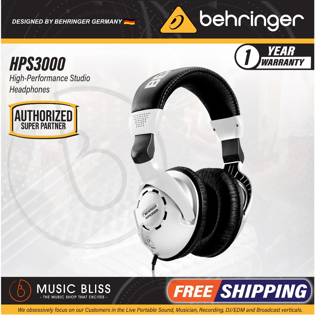 Behringer HPS3000 Studio Headphone (HPS 3000 / HPS-3000) | Shopee Malaysia