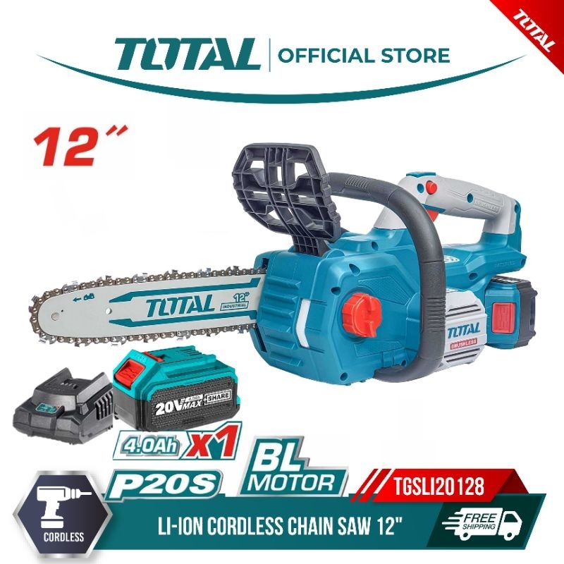 Total Li-ion Cordless Chain Saw (12") TGSLI201286 | Shopee Malaysia