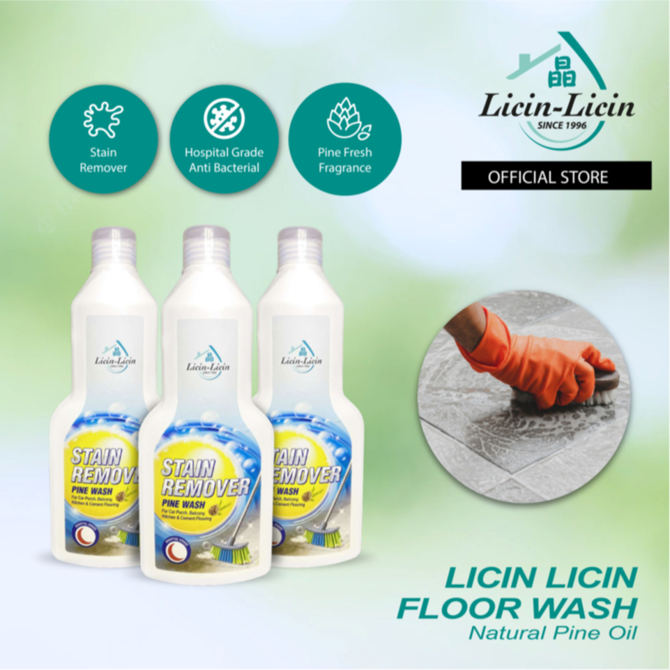 Licin Licin Floor Wash 900ML Floor Soap Pine Wash Cleaner Hospital ...